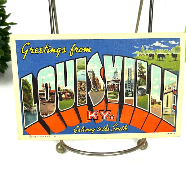 Big Letter Postcards - Etsy