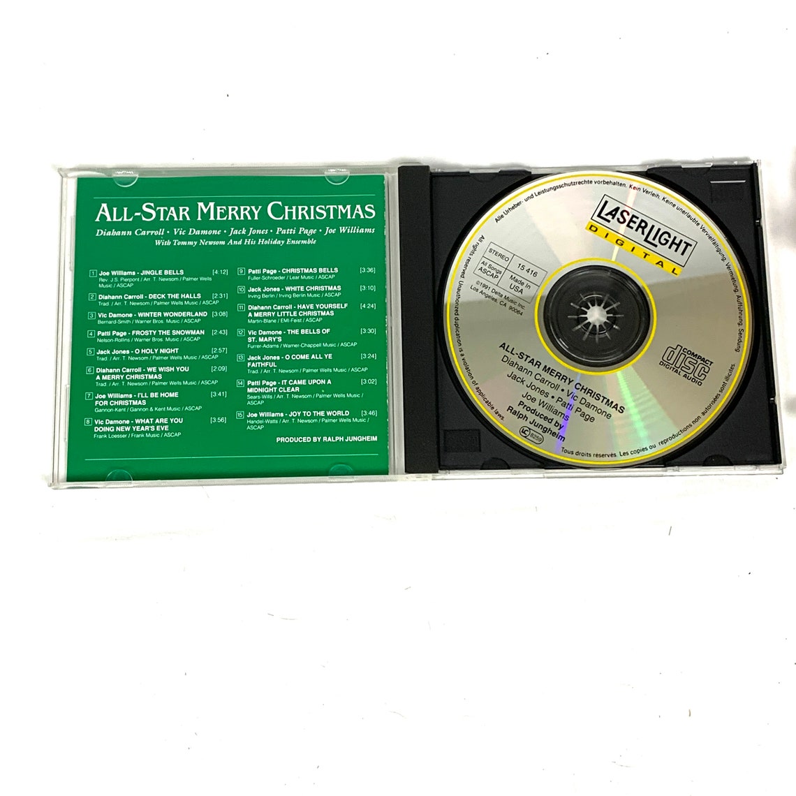 Vintage All Star Merry Christmas CD Various Artists Christmas Music ...