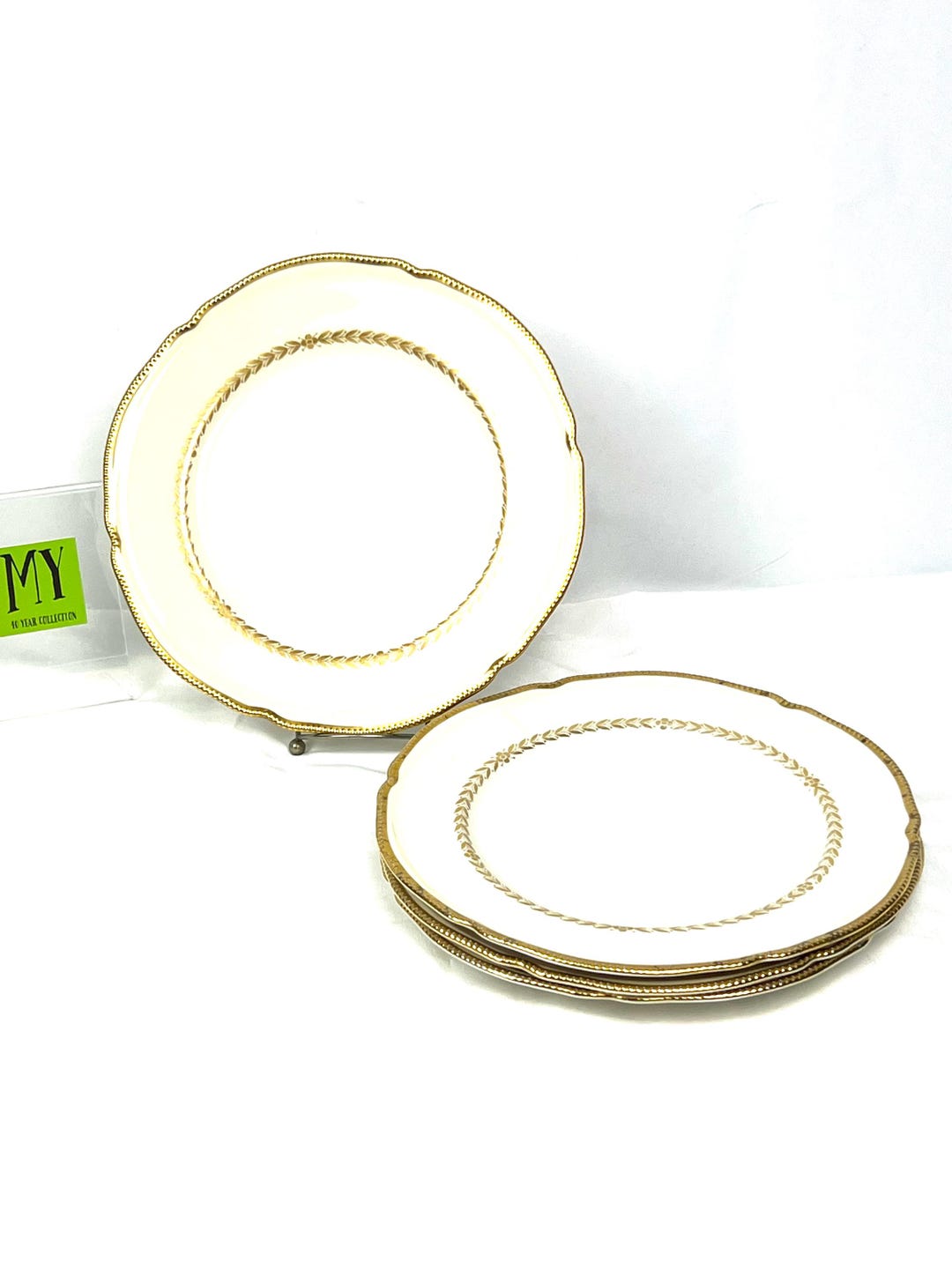 LAUREL by Castleton Made in USA Fine China - Dinner Plates Set of Four ...
