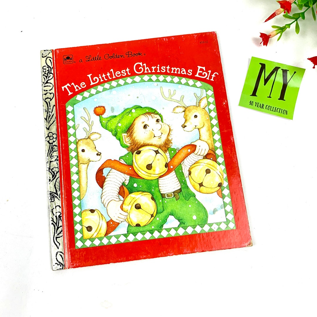 1987 the Littlest Christmas Elf A Little Golden Book 459-12 by Nancy ...