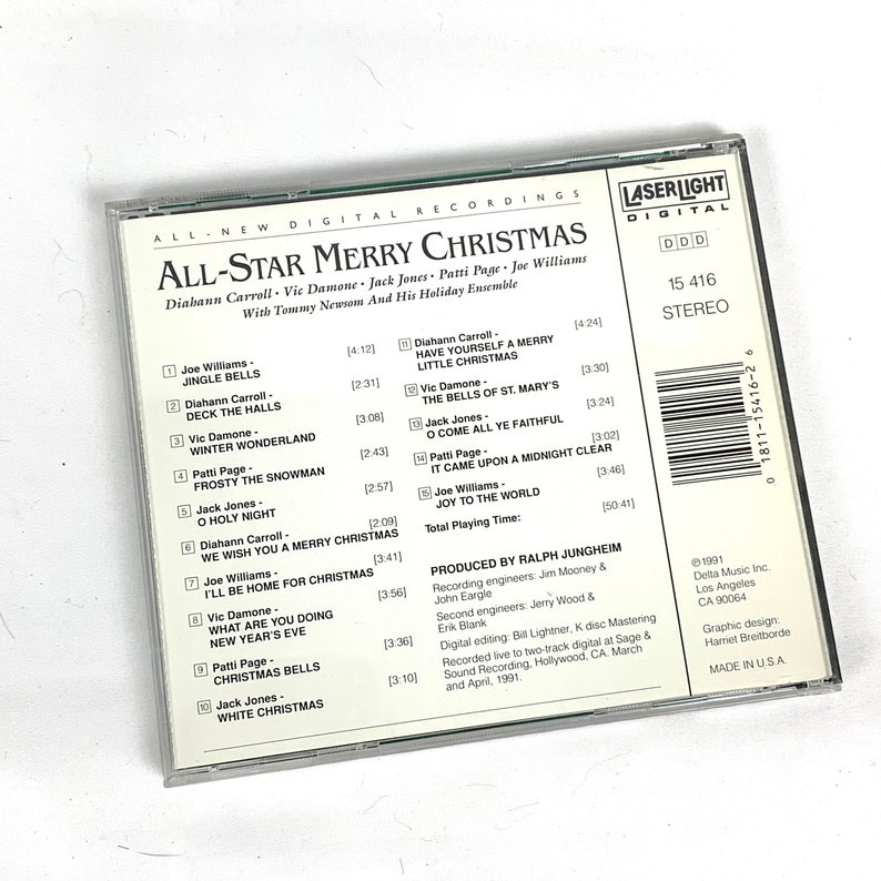 Vintage All Star Merry Christmas CD Various Artists Christmas Music ...