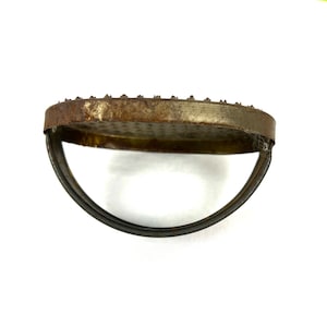 Antique Kitchen Gadget - Oval Metal Hand Held Grater - Tenderizer ...