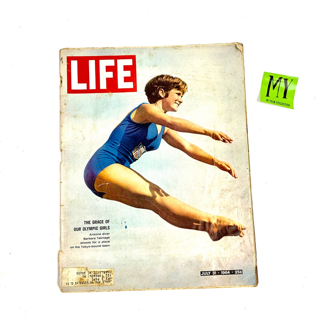 LIFE Magazine July 31, 1964 Issue 1964 Olympic Diver Birthday Gift Idea ...