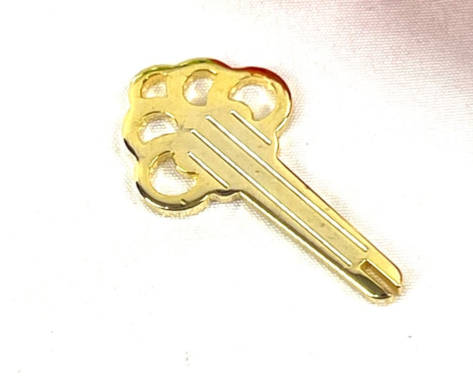 Vintage Key Gold Tone Small Key Clip on Earring Adjusting Tool ...