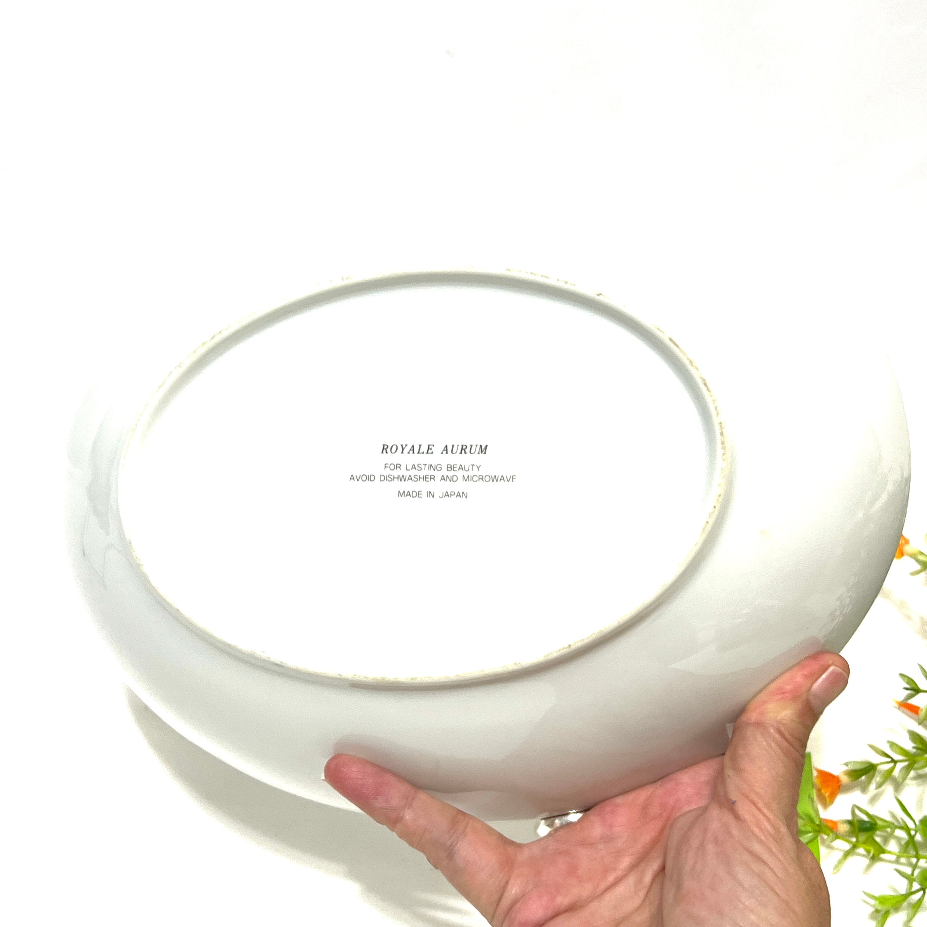 Vintage Royale Aurum Made in Japan Oval Vegetable Serving - Etsy