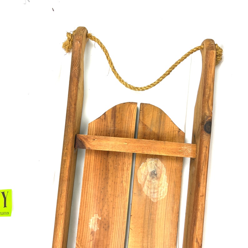 Vintage Wooden Rustic Sled Decorative Wooden Sled Wall - Etsy