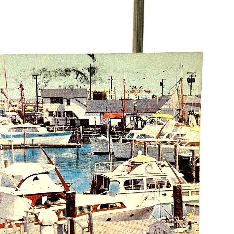 Vintage Cape May New Jersey Cape Island Marina Postcard - Etsy