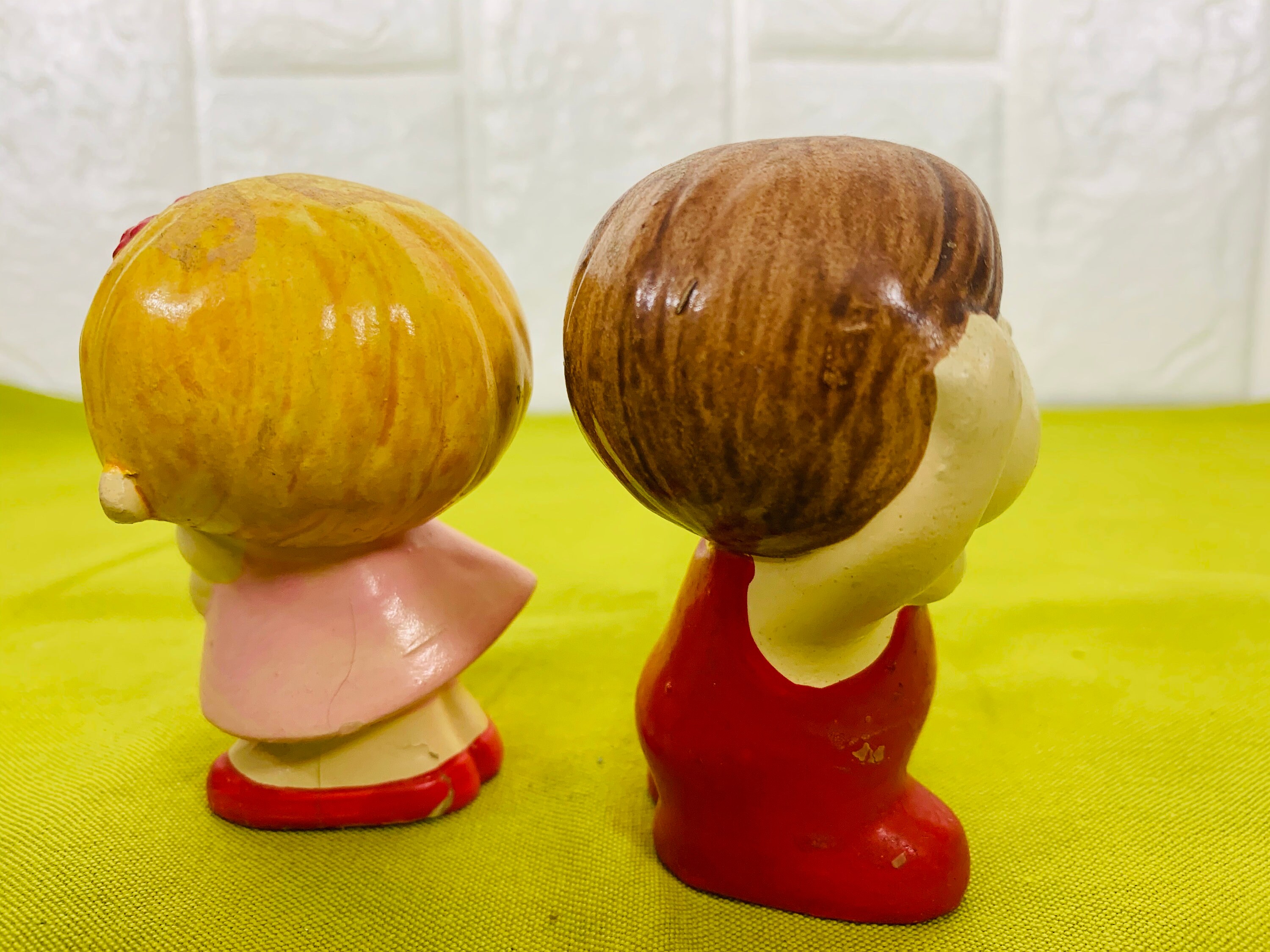 Vintage Ceramic Boy and Girl Figurines; Collectible Figurines ...