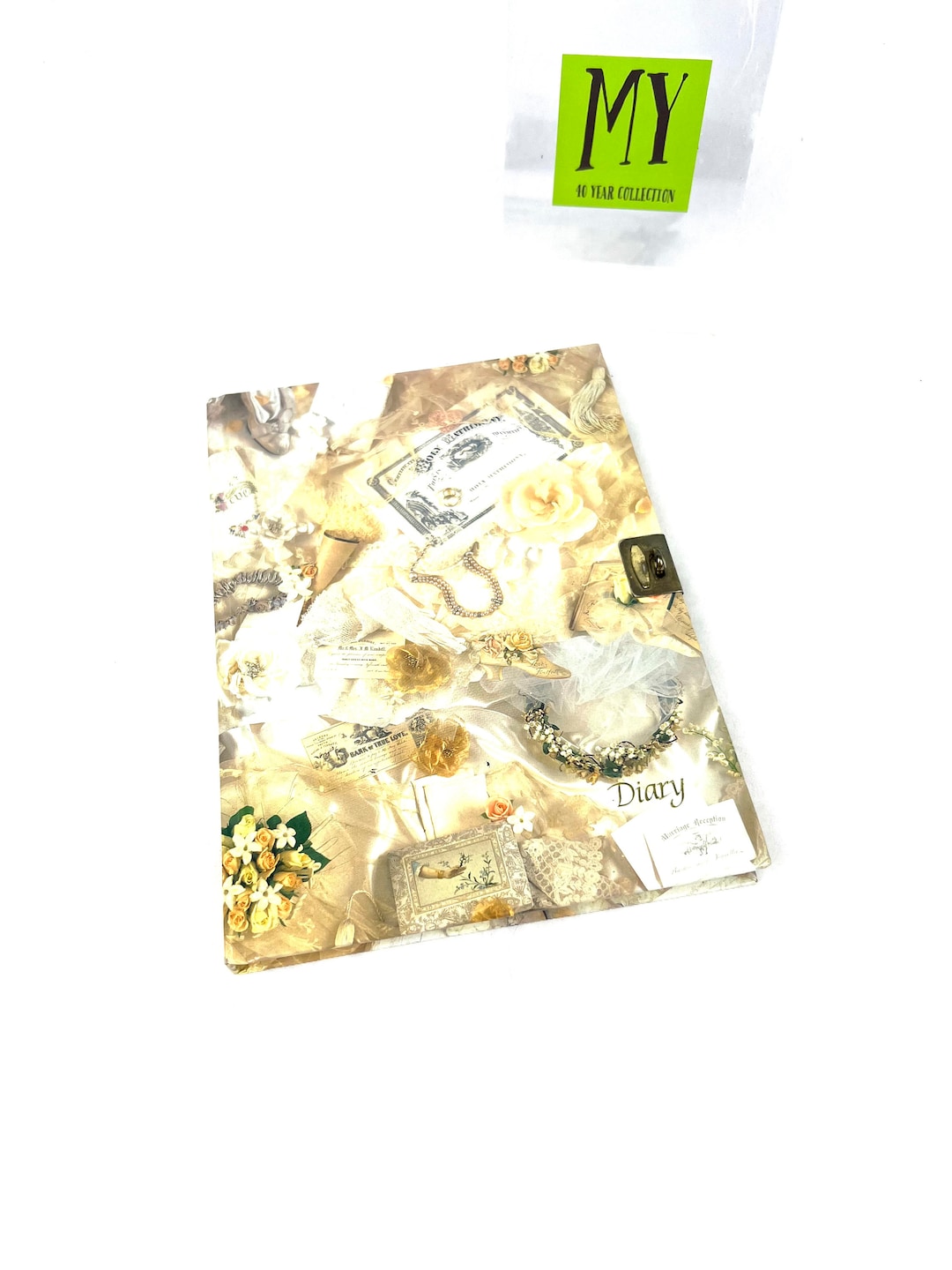 Vintage Blank Diary: Coastal Victorian Motif, Lock Latch Hardcover - Etsy