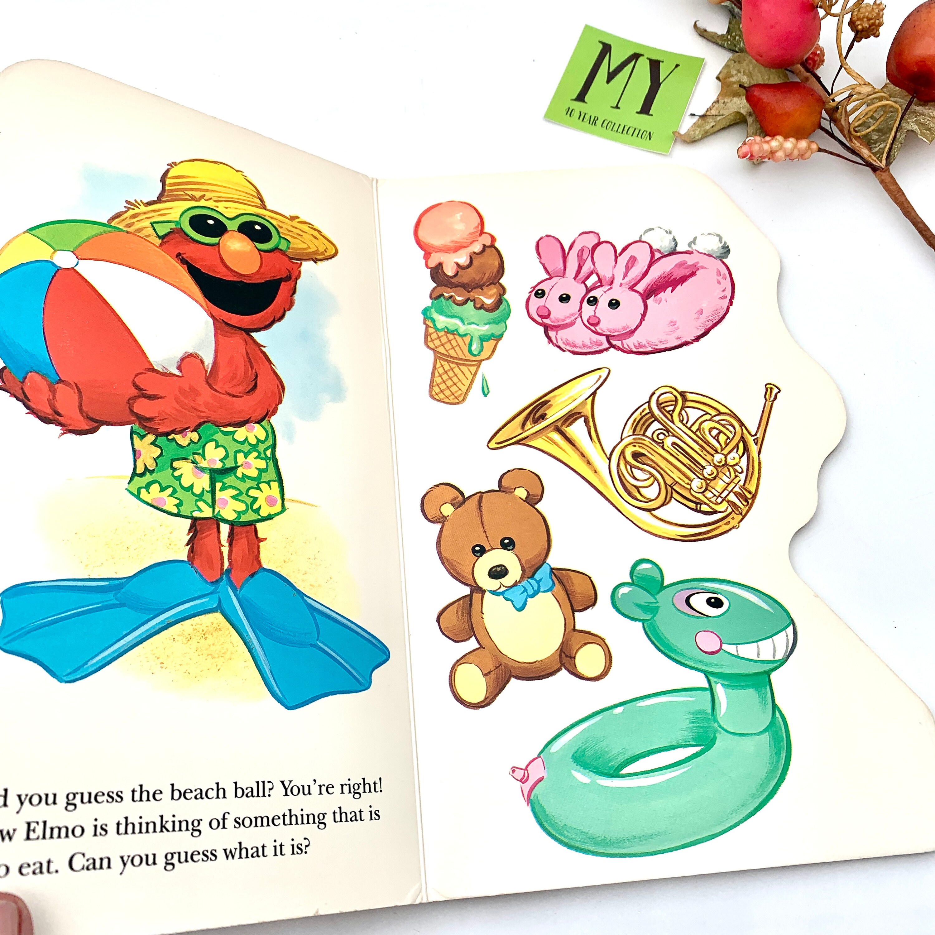 1993 Sesame Street Golden Book Elmo's Guessing Game | Etsy