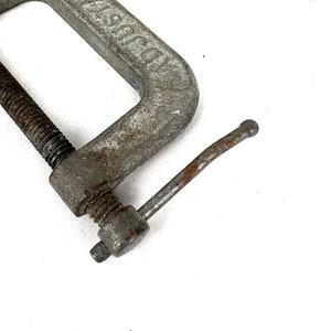 Vintage Tool - Adjustable 2-in C-clamp 142D - Small C Clamp - Rustic ...