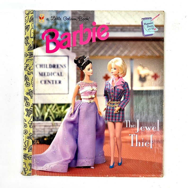 1998 'barbie" the Jewel Thief A Little Golden Book by Barbara Bazaldua ...