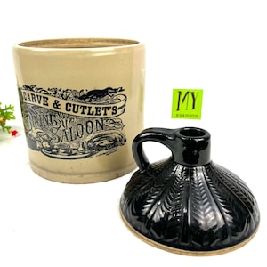 Vintage Stoneware Jar - Holt Howard Cookie Jar - Carve & Cutlet’s ...