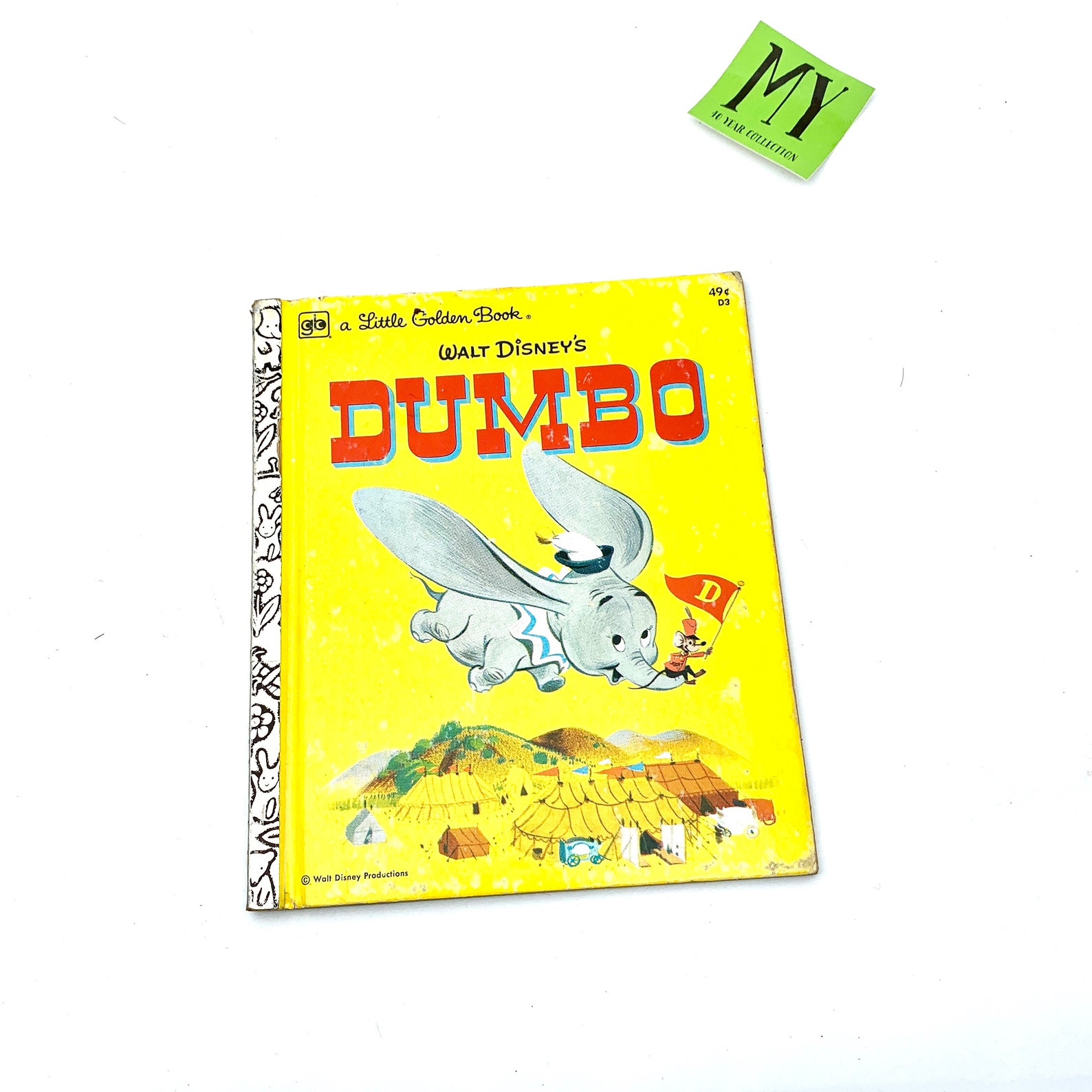 1976 Walt Disneys Dumbo Hard Cover Book a Little Golden Book | Etsy