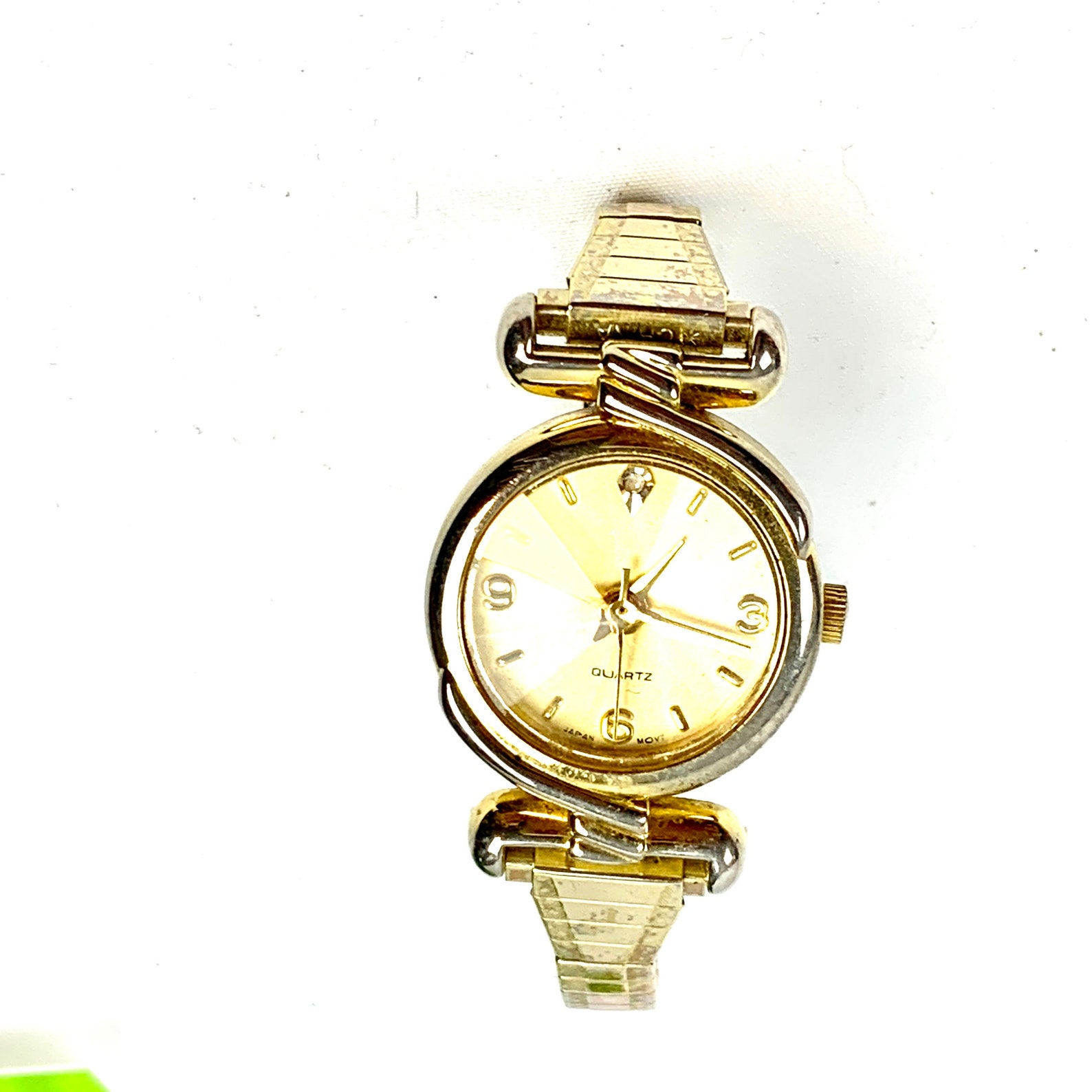 Vintage Ladies Quartz Japan Movement Watch Two Tone Expandable - Etsy