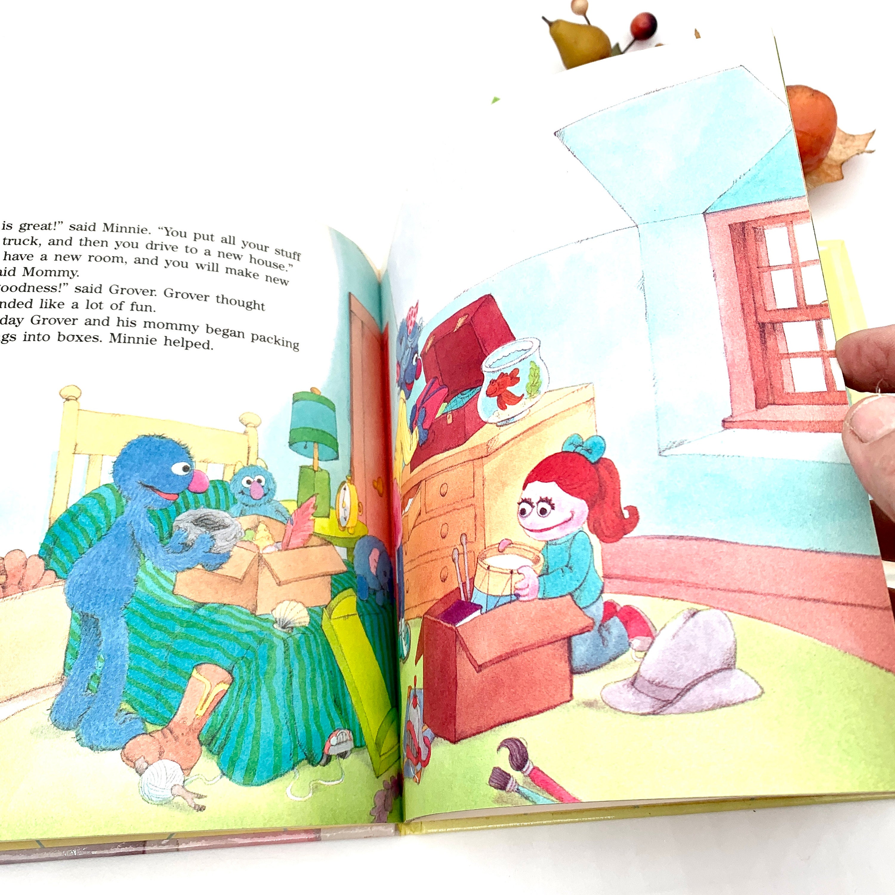 1985 Sesame Street Growing Up Book When Grover Moved To Sesame | Etsy