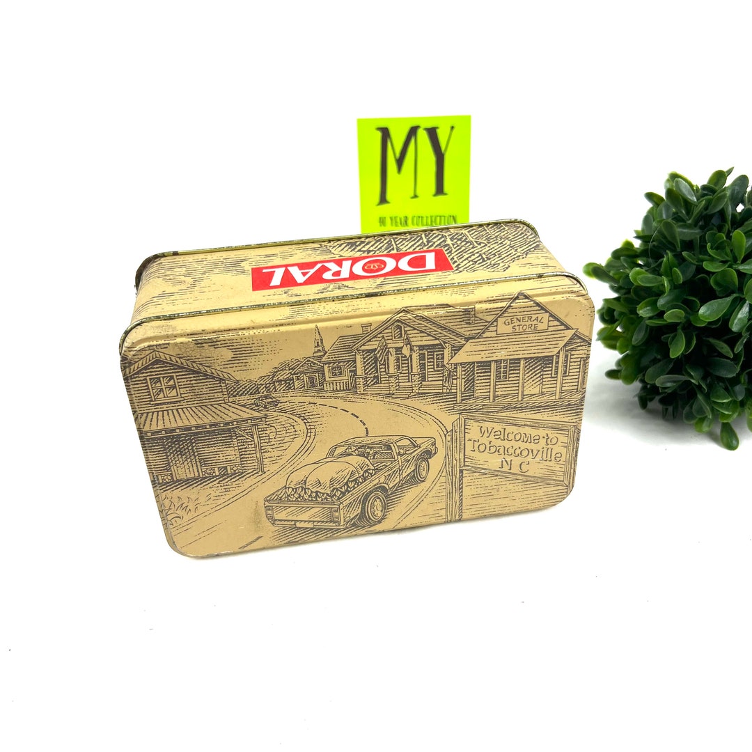 Vintage Doral Tin Canister: Tobaccoville NC Collector's Edition - Etsy