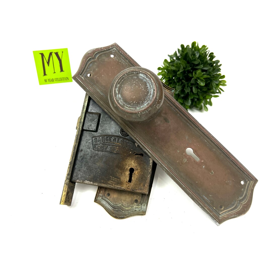 Antique Sargent Co. Easy Spring Door Hardware Mortise Lock With Solid ...