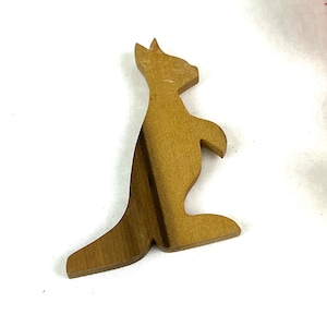 Vintage Refrigerator Magnets - Kangaroo - Wooden Cut Out Kangaroo ...