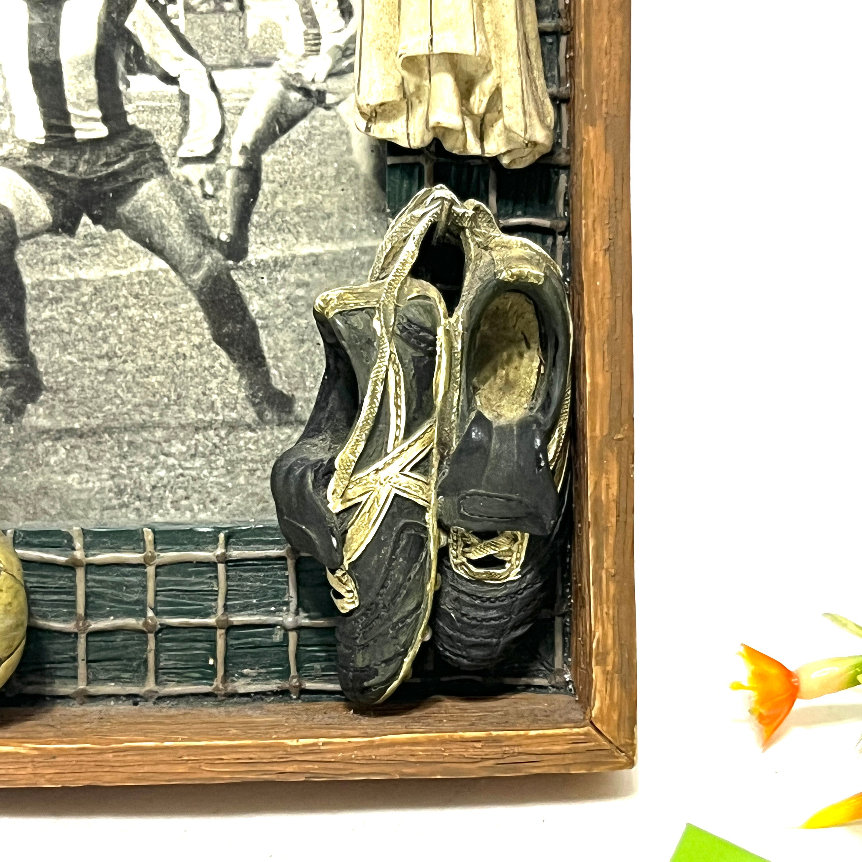 Vintage Russ Berrie Old Time Sports 3D Picture Frame Soccer - Etsy