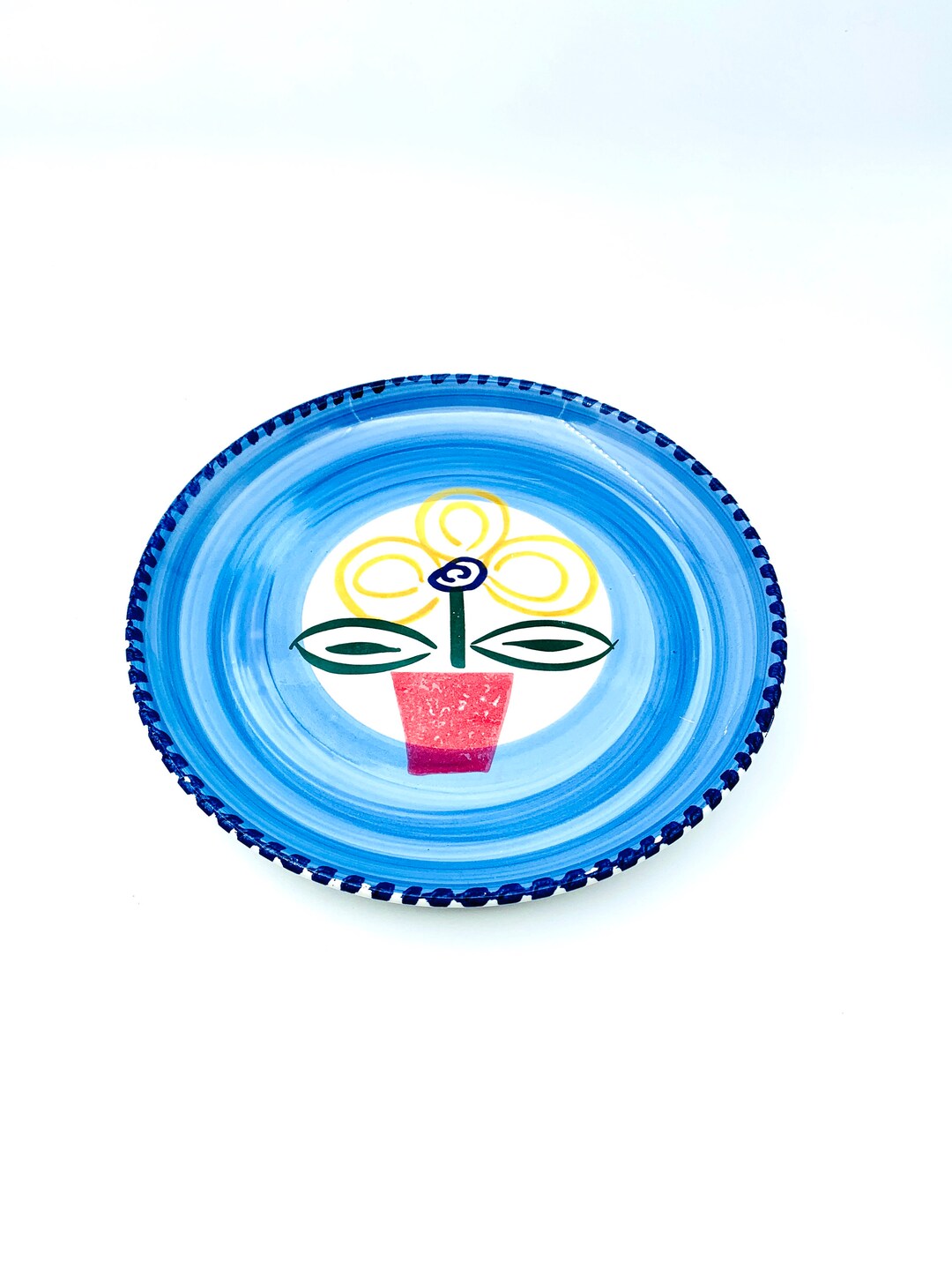 Vintage La Primula Hand-painted Pottery Plate: Italian Floral Decor - Etsy