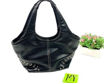 Black Vinyl Purse - Etsy