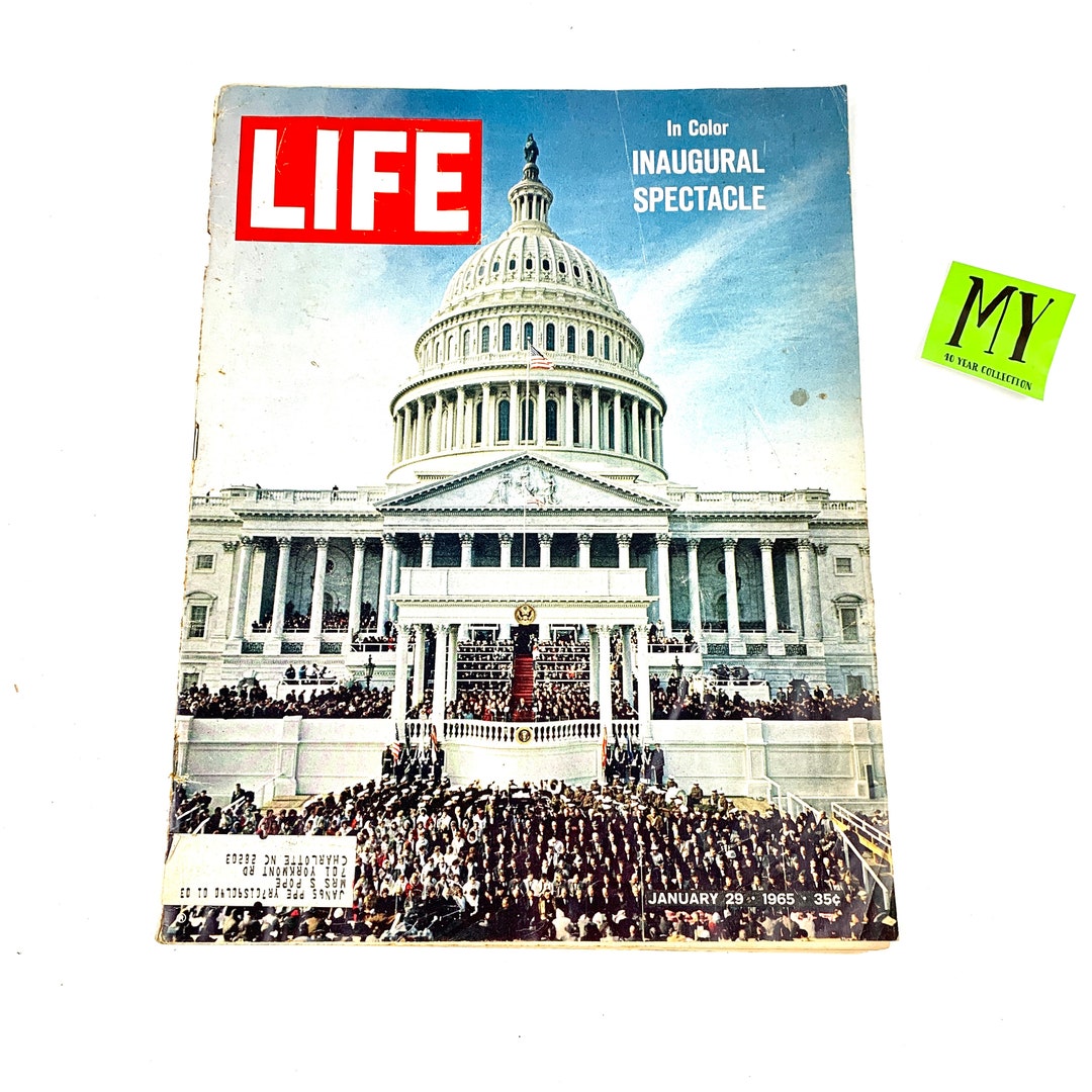 1965 LIFE Magazine: President Johnson Inauguration - January 29th - Etsy