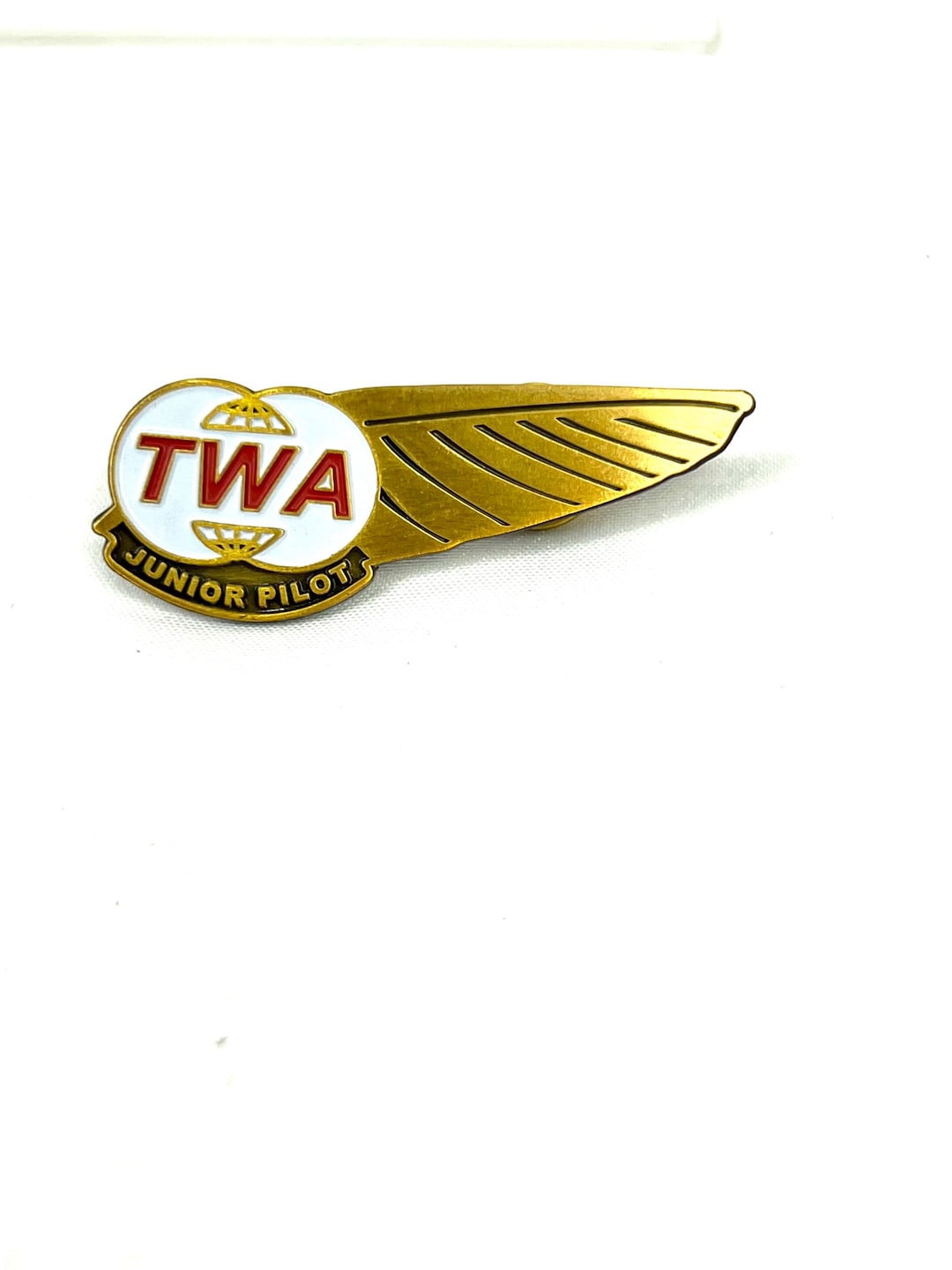 Vintage TWA Junior Pilot Wings Pin - Gold Airline Collectible - Etsy