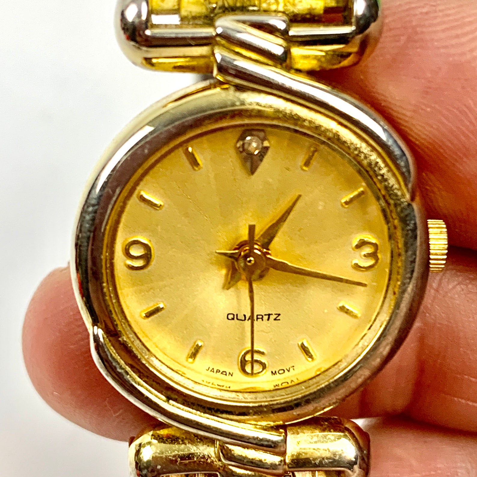 Vintage Ladies Quartz Japan Movement Watch Two Tone Expandable - Etsy