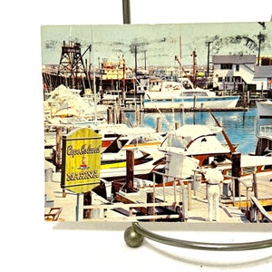 Vintage Cape May, New Jersey Cape Island Marina Postcard, Posted 1973 ...