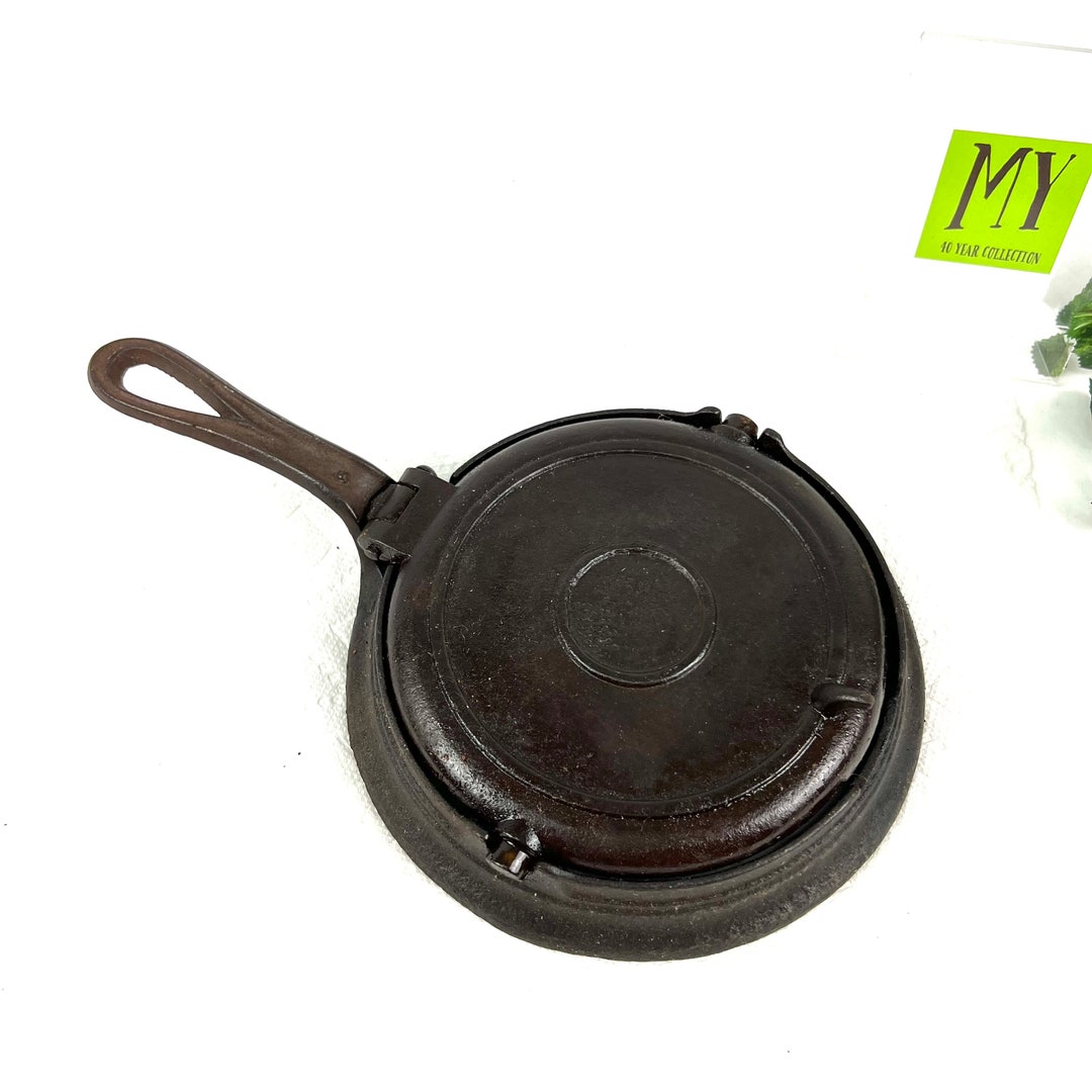 Antique Cast Iron Waffle Iron Diamond Pattern Waffle Maker - Etsy