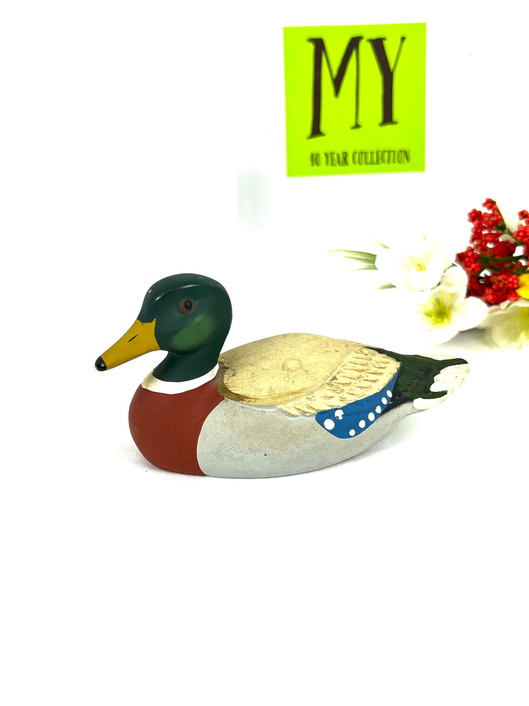 Vintage Figurine - Avon Duck Collector Series - Mallard - Small Stone ...