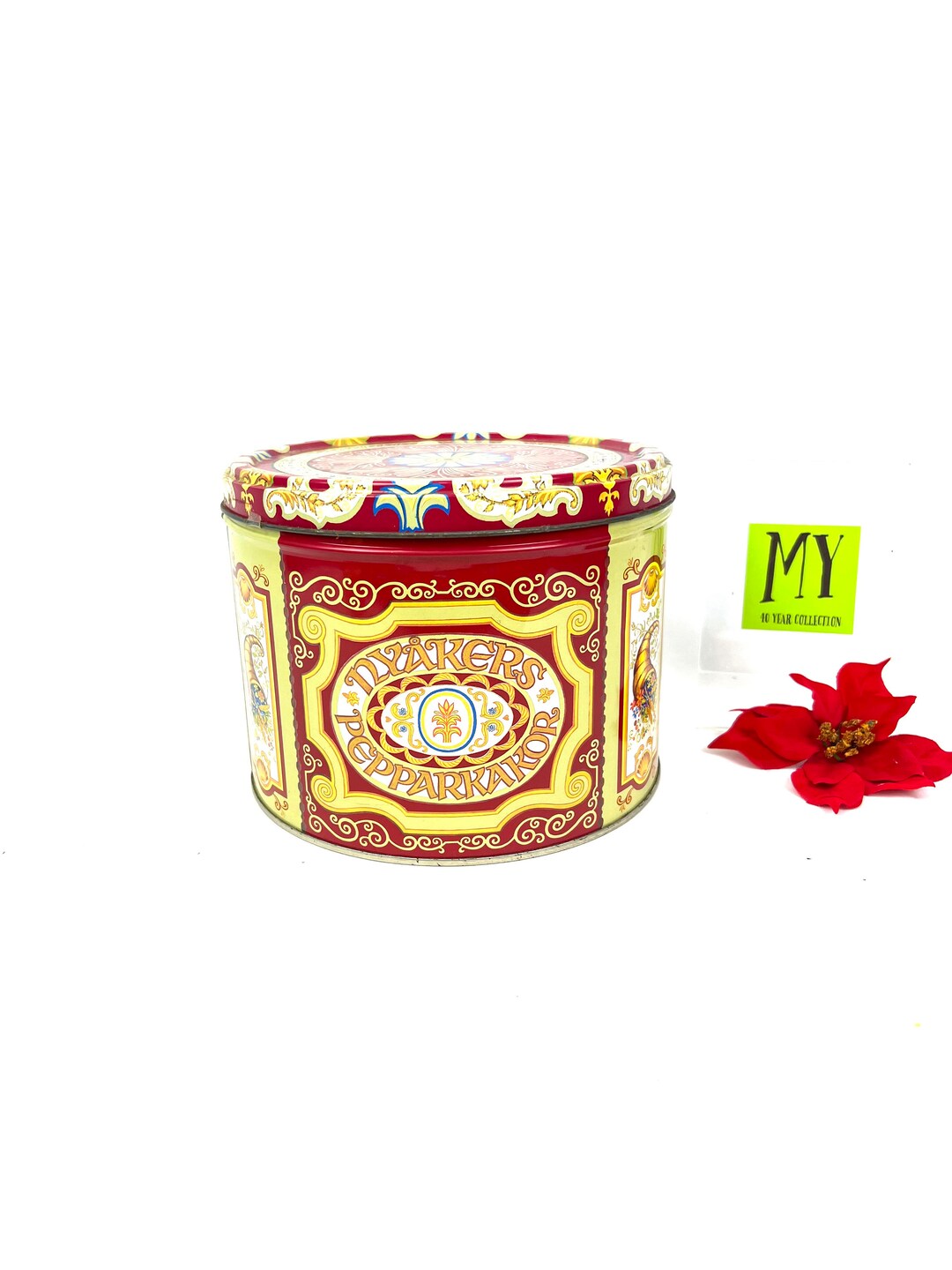 Vintage Swedish Tin Can: Ny'kers Pepparkakor Cookie Storage - Etsy