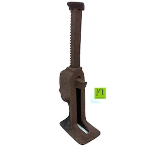 Antique Early 1900s Cast Iron Auto Jack – Model T Era - Rustic ...