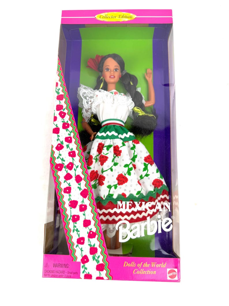 Mexican Barbie Doll Collector Edition Dolls Of The World New In Box