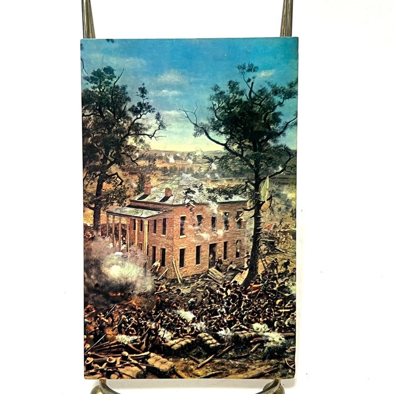 Vintage Battle of Atlanta Cyclorama Postcard: 1968 Washington Stamp - Etsy