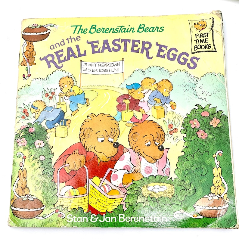 2002 the Berenstain Bears and the Real Easter Eggs by Stan and - Etsy