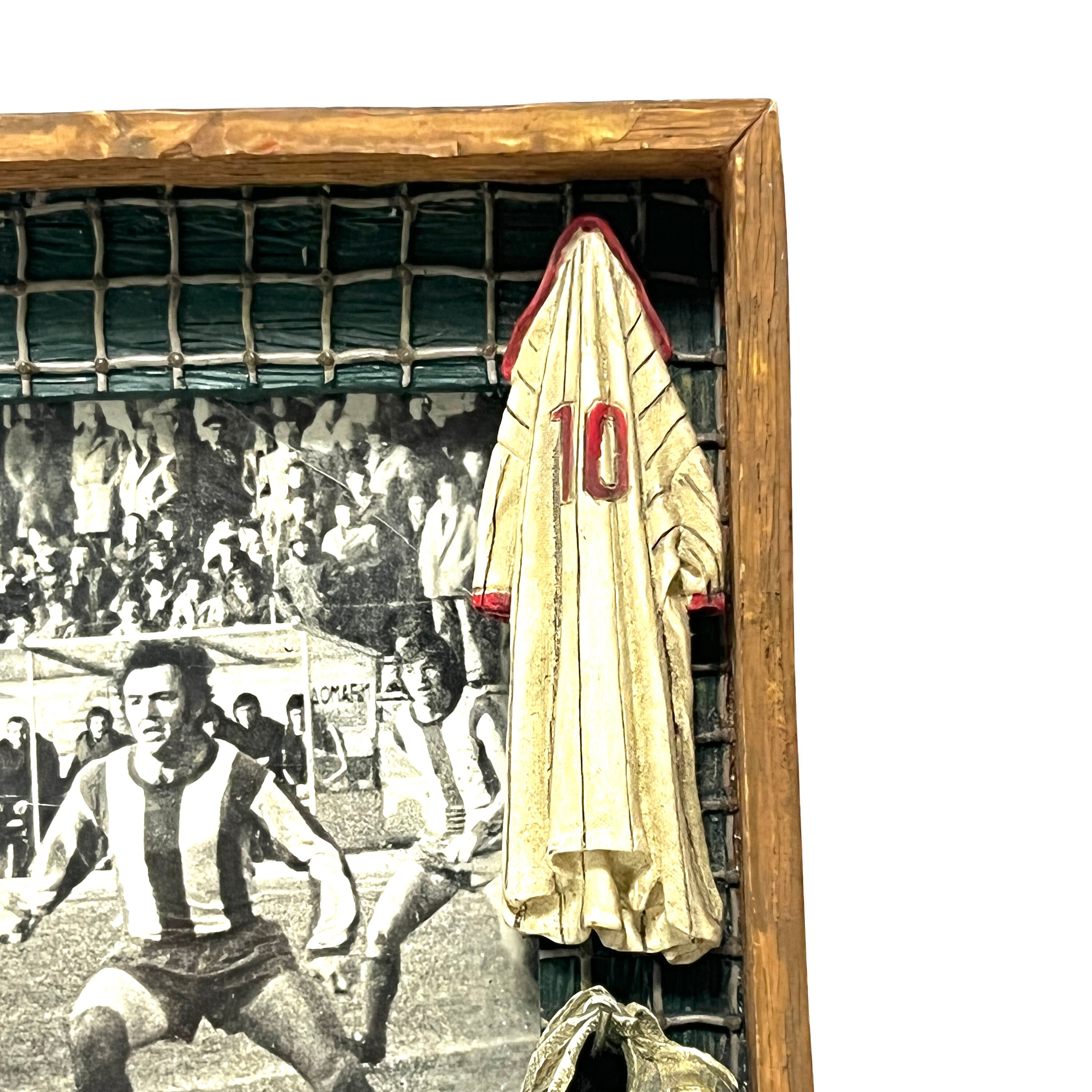 Vintage Russ Berrie Old Time Sports 3D Picture Frame Soccer - Etsy