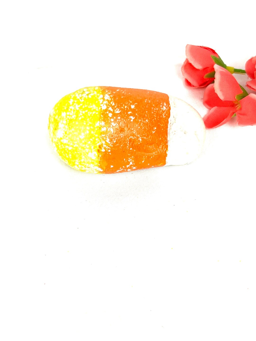 Vintage Painted Rock - Candy Corn Rock - Paperweight ...