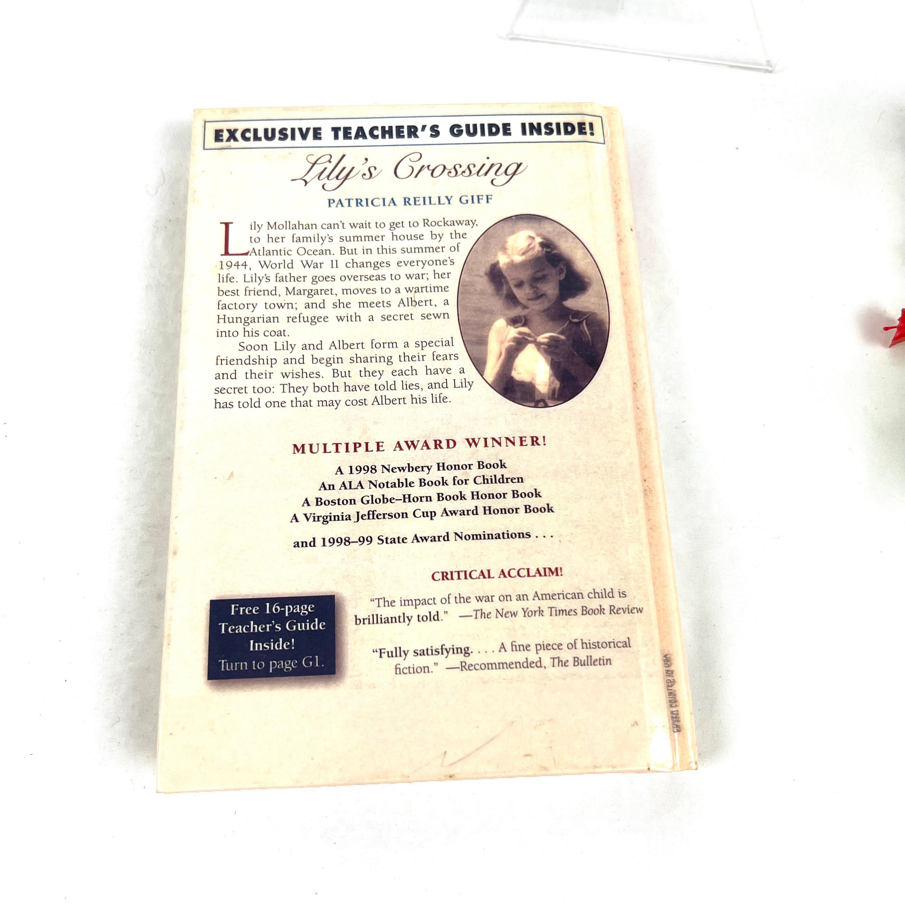 1999 Lily's Crossing - Exclusive Teacher's Edition - by Patricia Reilly ...