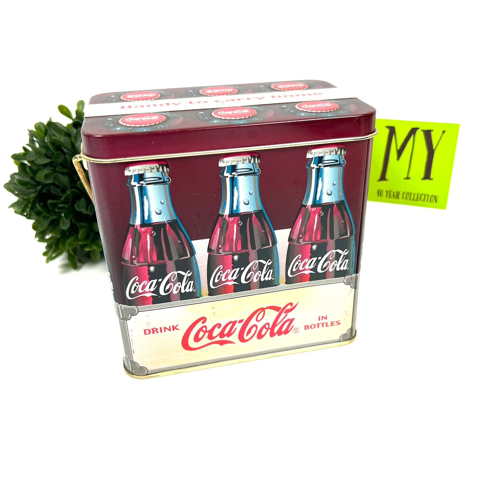 Vintage Coca Cola 6 Pack Small Bottles Decorative Tin Red - Etsy