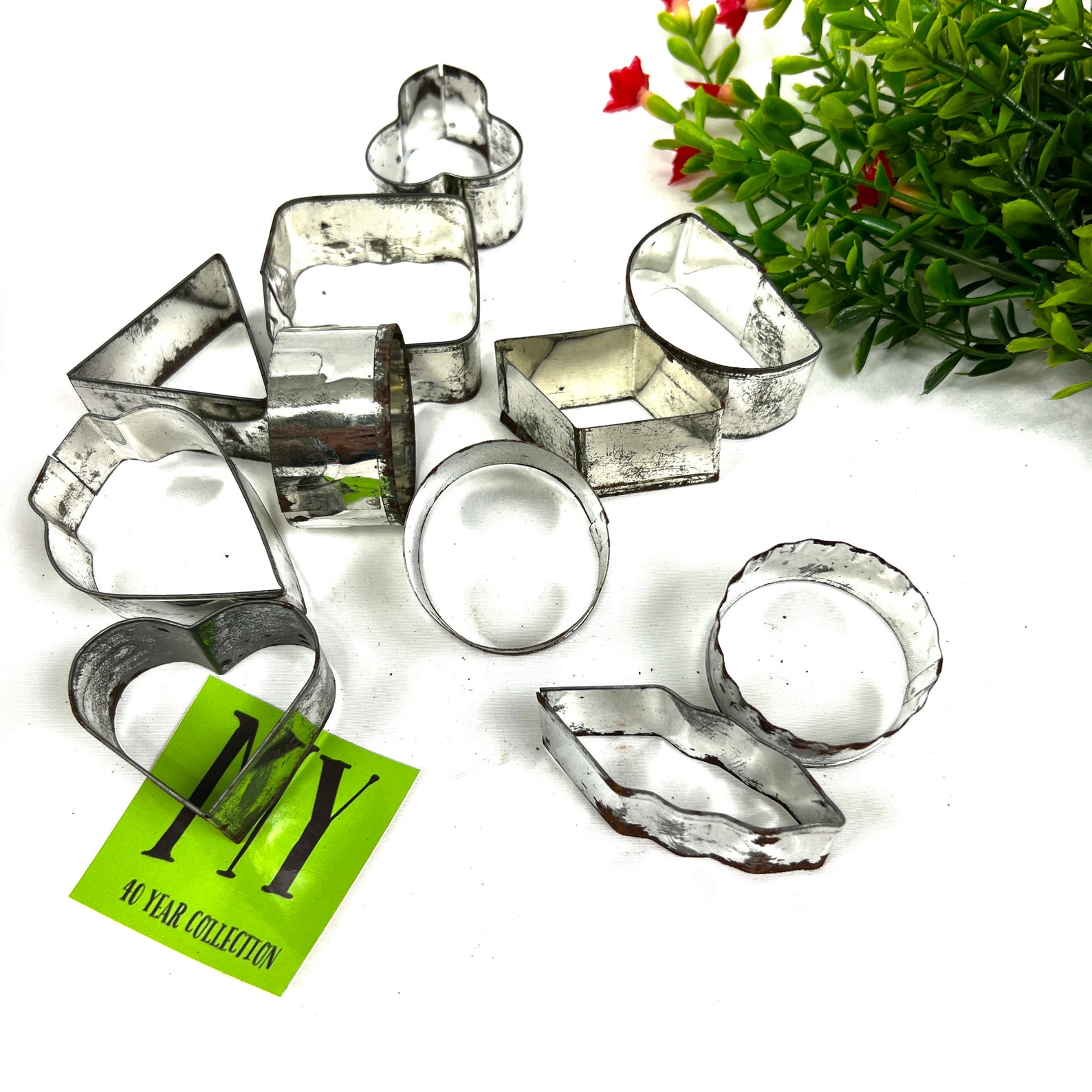 Vintage Sandwich and Cookie Cutters Red Tin Made in Japan - Etsy