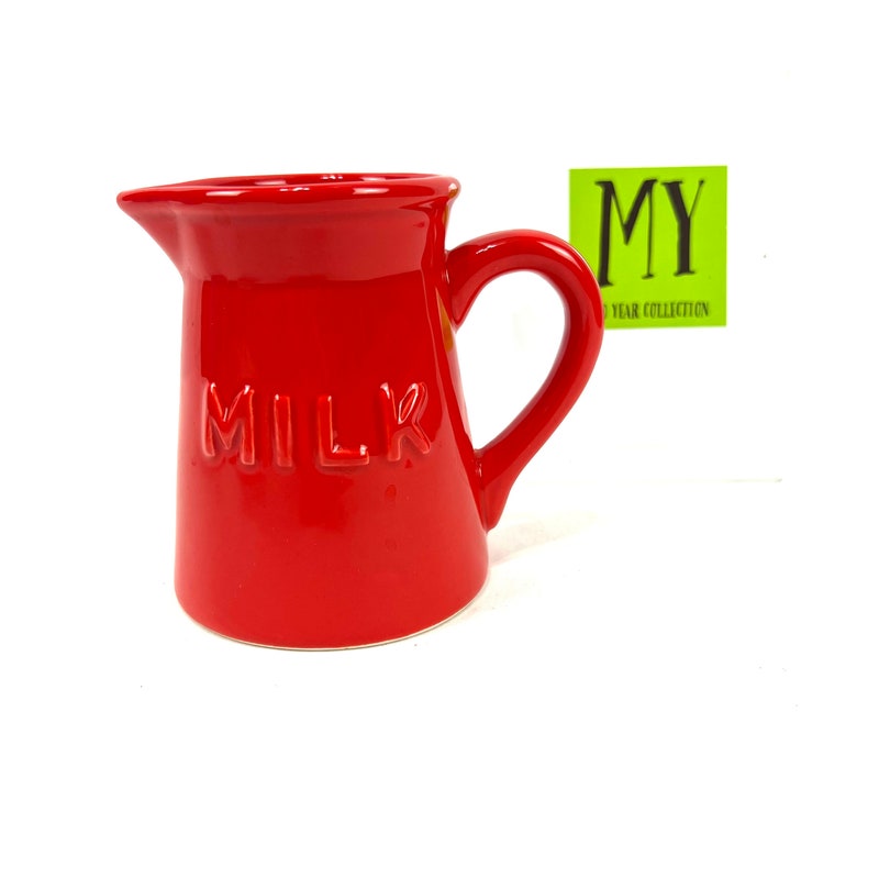 Red Ceramic Pitcher - Etsy