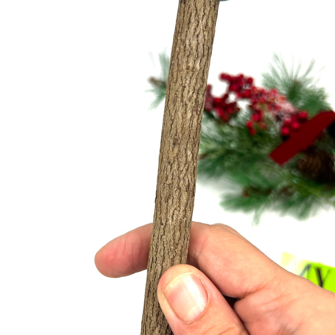 Festive Holiday Handmade Carved Out Wooden Twig Pencil Snow - Etsy