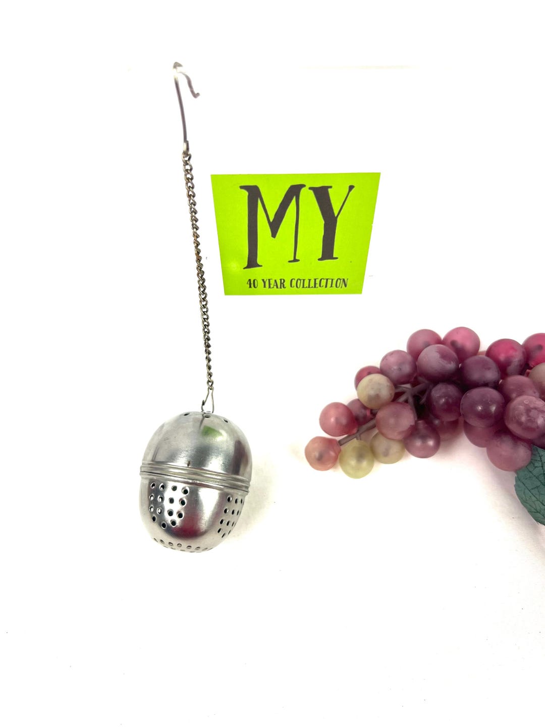 Vintage Stainless Steel Tea Infuser: Oval Loose Leaf Strainer - Etsy