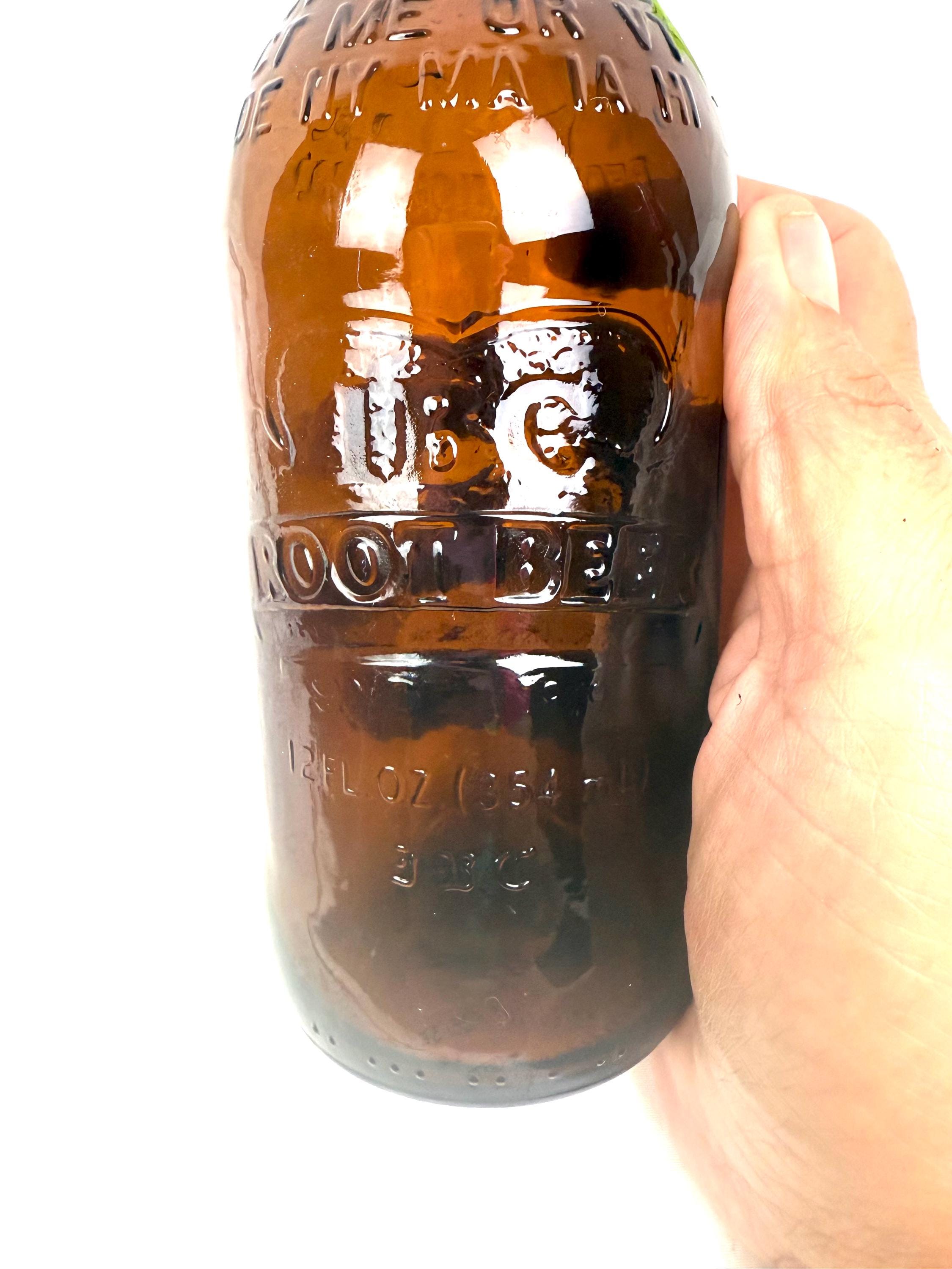 Vintage IBC Root Beer Bottle – Embossed Amber Glass, 12oz Soda ...