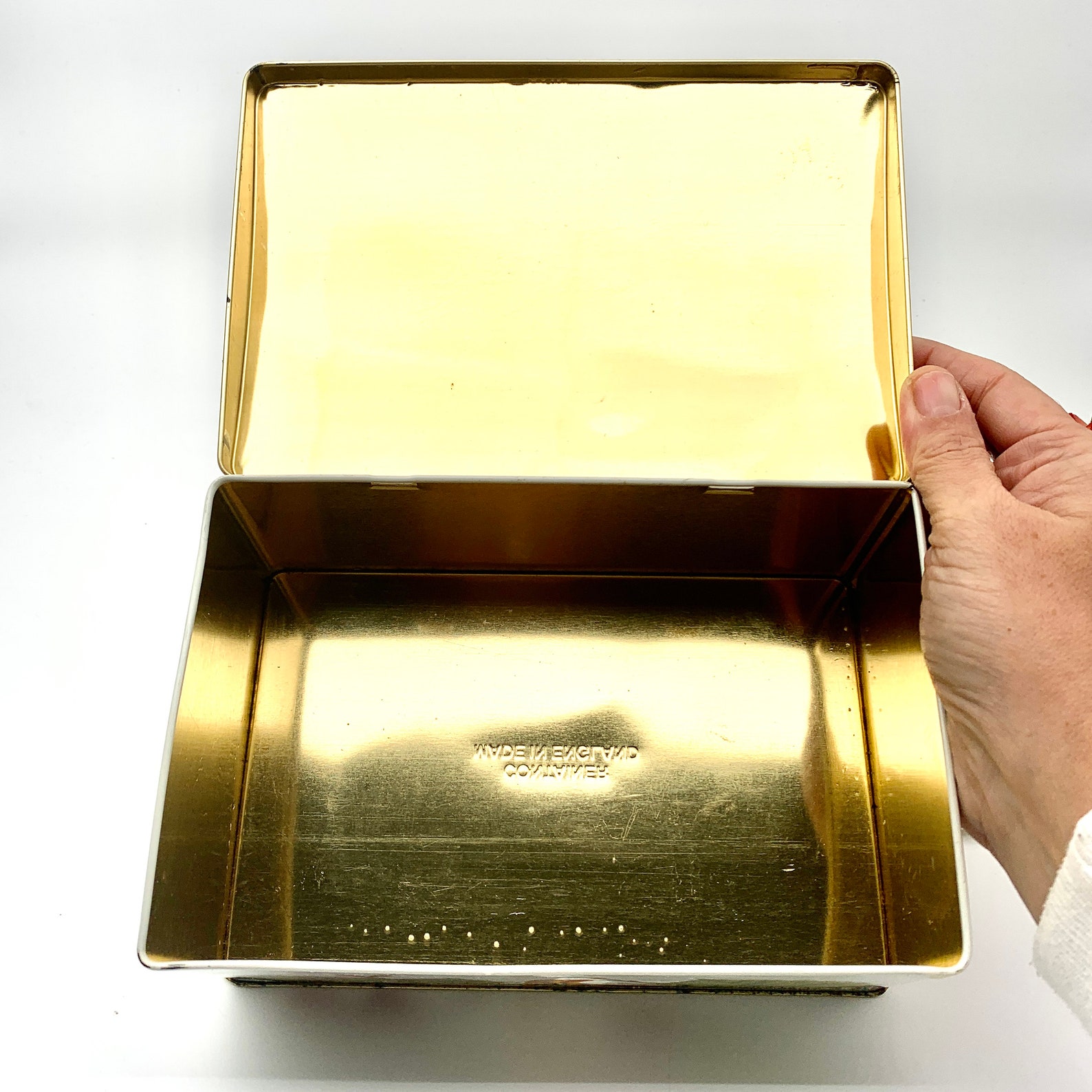 Vintage Tin Container Made in England Designed by Louise - Etsy