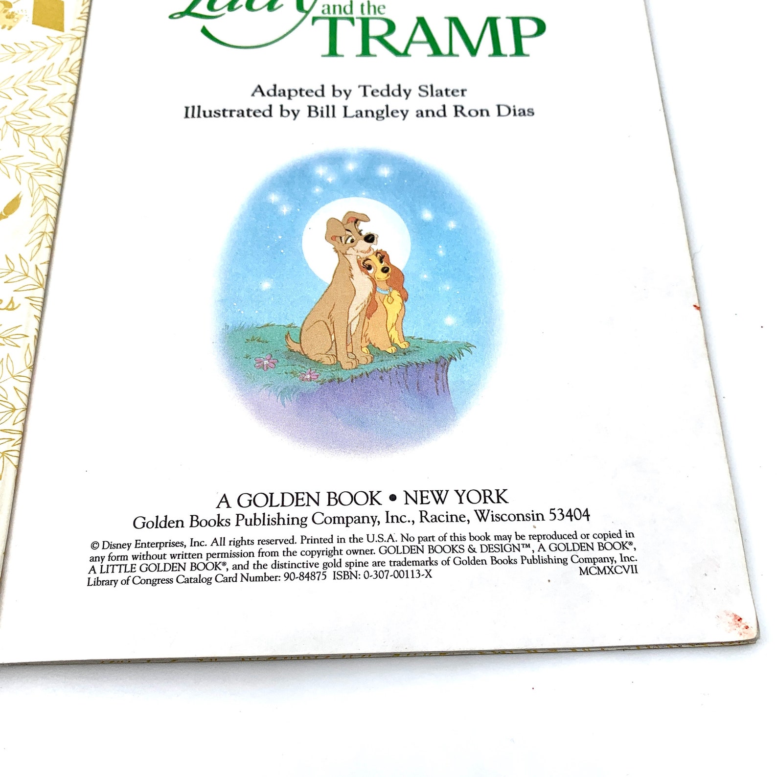 1997 Walt Disney's Lady and the Tramp a Little Golden Book - Etsy