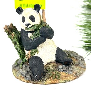Vintage Giant Panda Figurine -1987 Franklin Mint - Porcelain Panda ...