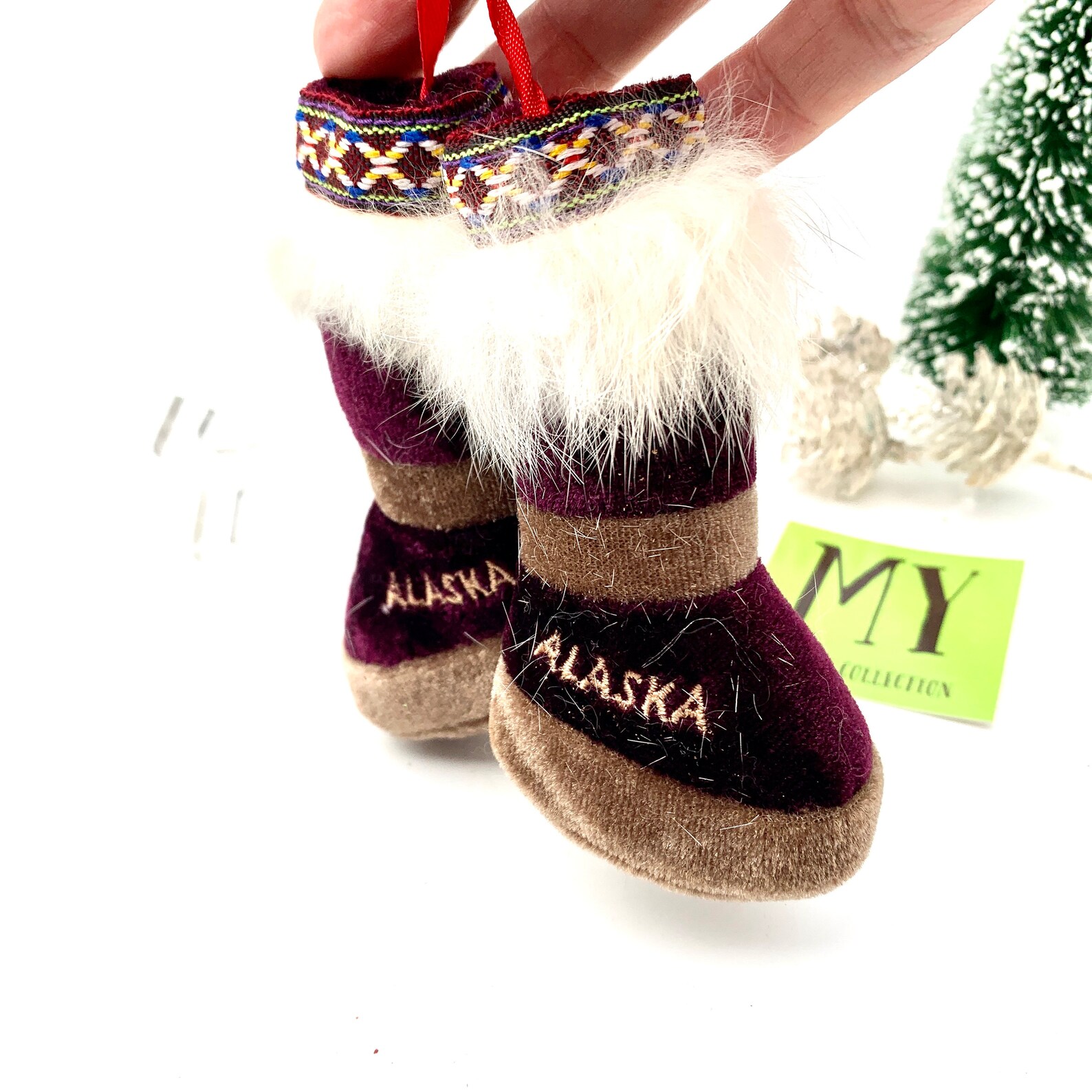 Vintage Dog Sled Igloo Boots from Alaska Plush Alaska Boots | Etsy